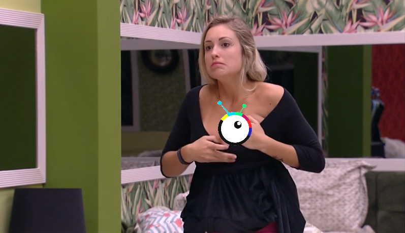 BBB18: Repetindo a cena! Jéssica paga peitinho mais uma vez