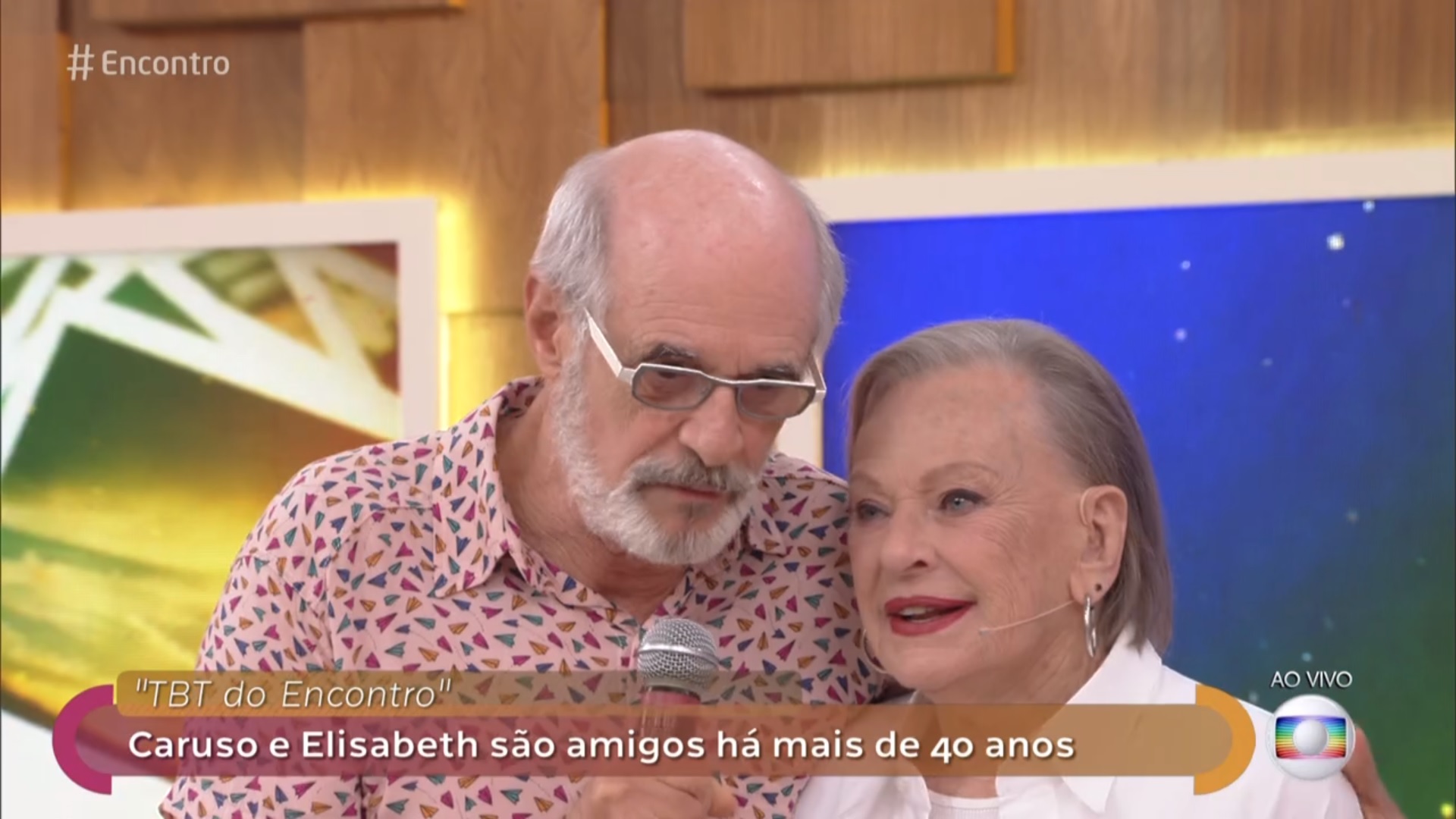 Marcos Caruso encontra atriz Elizabeth Hartmann e avisa: "Atenção Rede ...