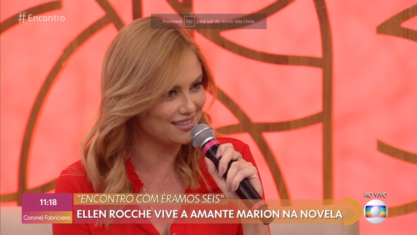 "Marion só caça confusão nessa novela", diz Ellen Rocche sobre ...