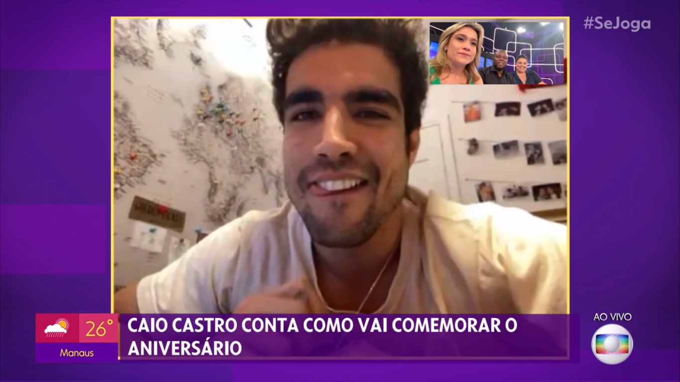 Fernanda Gentil pede para Caio Castro mostrar Grazi Massafera: "Se ...