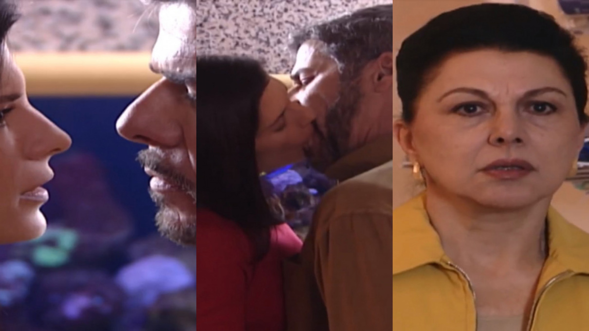 Pedro agarra Cíntia na pet shop, dá beijão e a mãe da veterinária ...