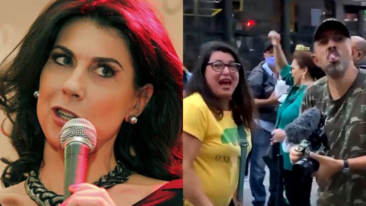 Atriz Ângela Dippe é hostilizada por bolsonaristas em plena Avenida ...