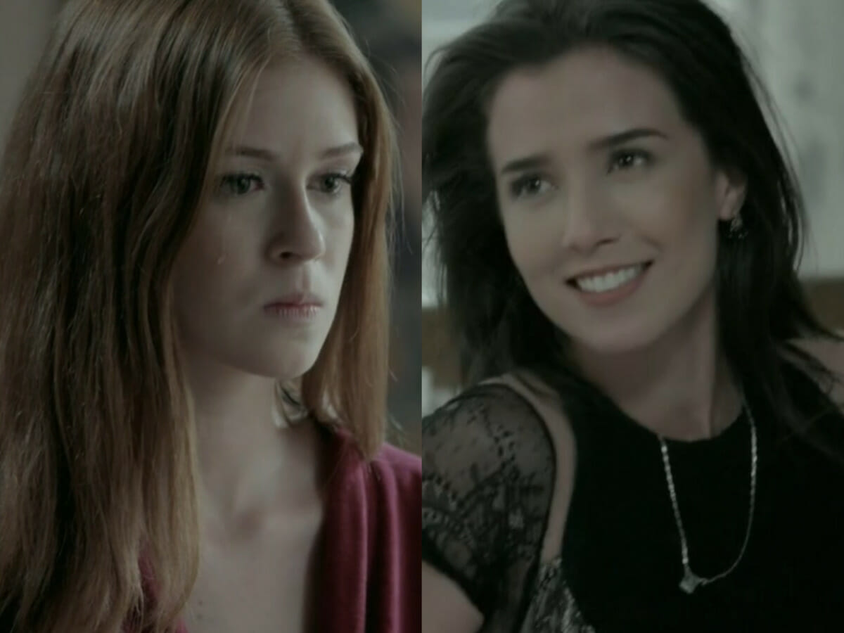 Cora chantageia o Comendador e leva uma surra de Maria Isis