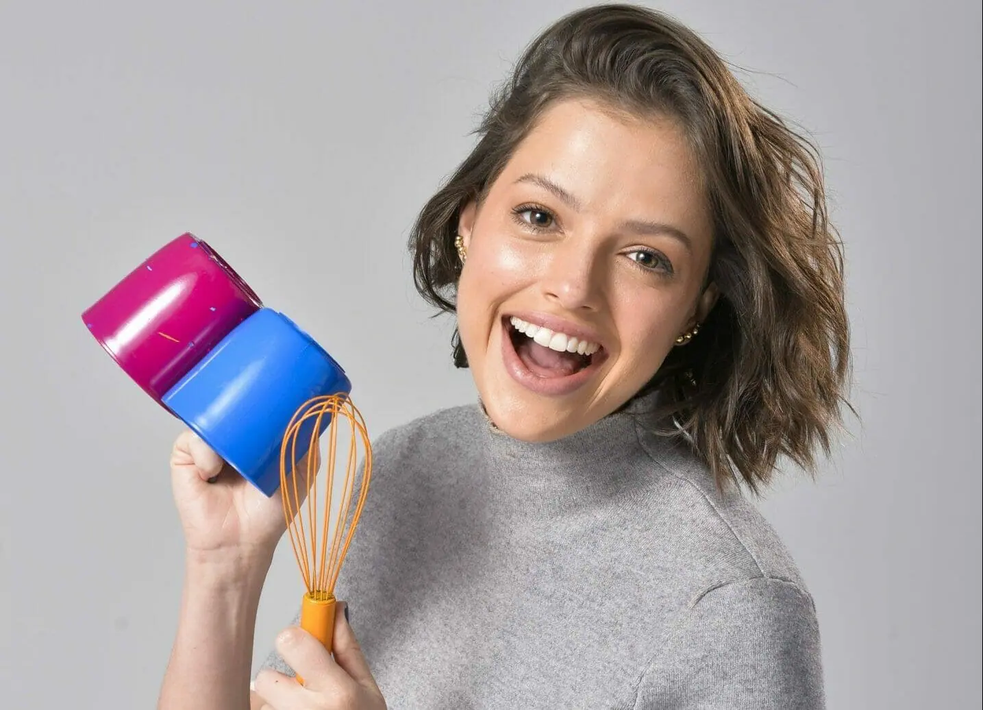 Luciano Huck recebe Rainer Cadete e Ágatha Moreira na Batalha do Lip ...