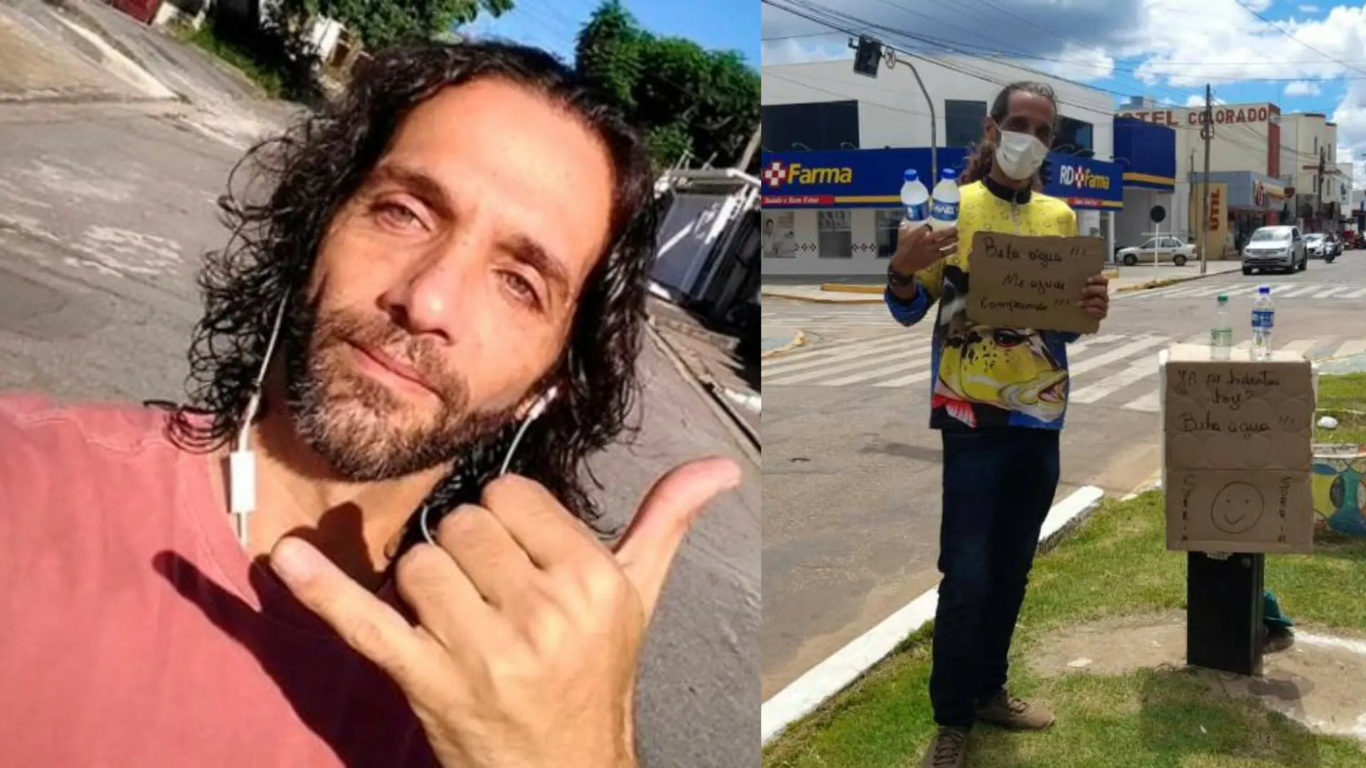 Morador de rua, ex-ator da Globo já foi preso e sobrevive de doações